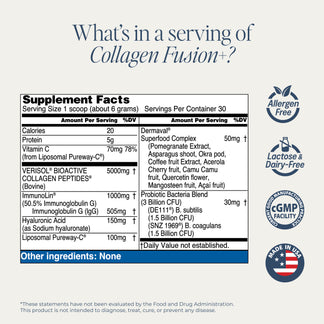 QUINIX™ Collagen Fusion+ | Premium Collagen for Skin, Gut, and Immune ...